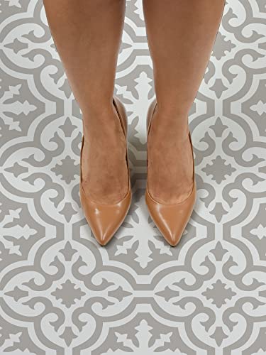 FloorPops Emilia Peel & Stick Floor Tiles, Neutral