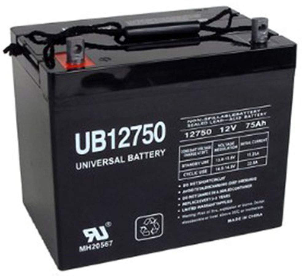UPG ub12750 45821 12v 75ah GRP 24 Battery Scooter Wheelchair Mobility deep Cycle