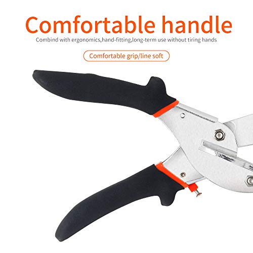 GARTOL Multi Angle Miter Shears Cutter, Multifunctional Trunking Shears For Vinyl Wood Molding Trim, Adjustable at 45 To 120 Degree with Replacement SK5 Blades