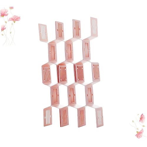 GARVALON 12 Pcs Make up Kit Plastic Organizers Storage Plastic Drawers Honeycomb Sock Organizers Cutlery Organizer Desk Divider Closet Socks Tidy Tool Socks Storage Container Underwear Grid