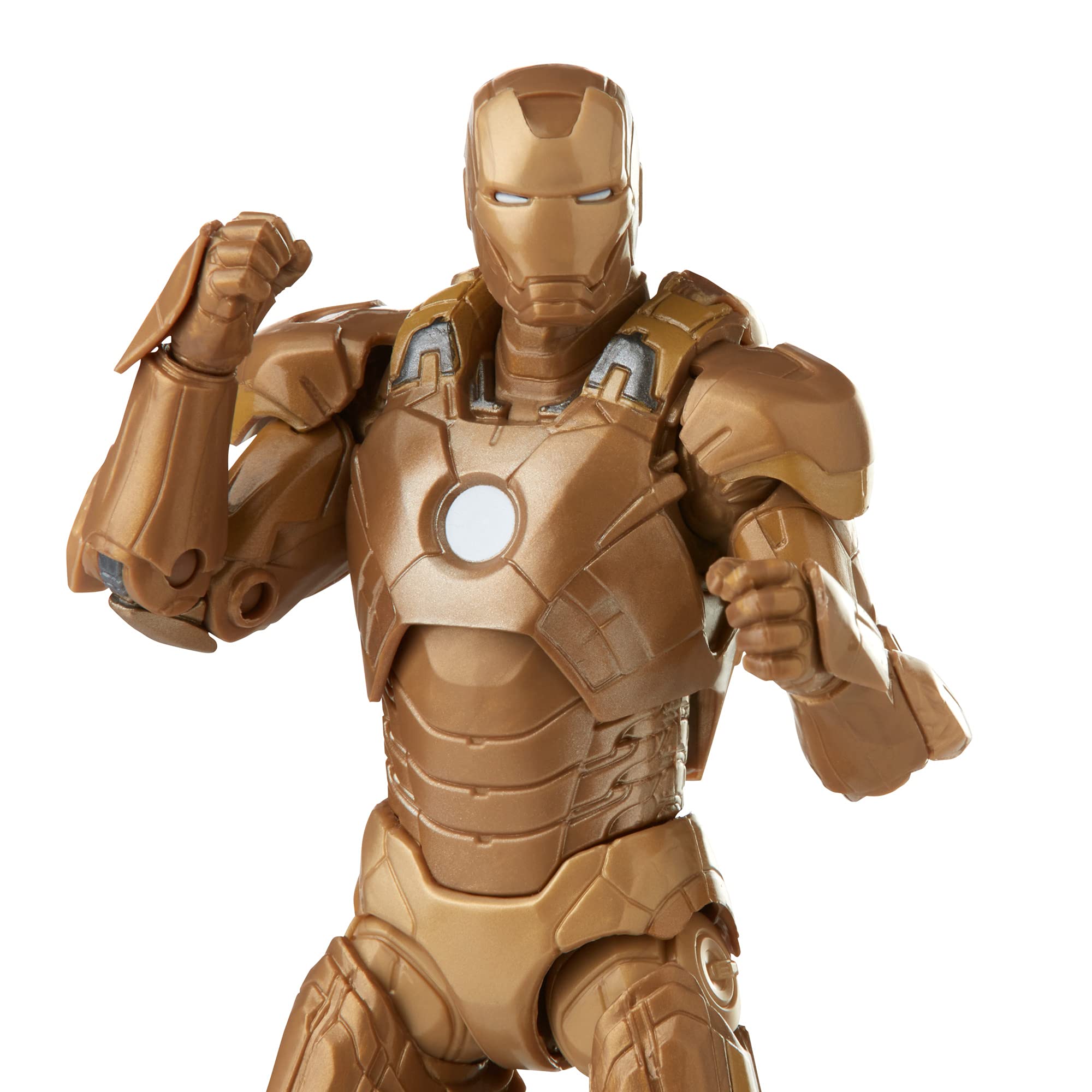 Hasbro Marvel Legends Series , Action Toy 2-Pack Happy Hogan and Iron Man Mark 21, Infinity Saga Characters, Premium Design, 2 Figures and 5 Accessories, Multicoloured (F0191)