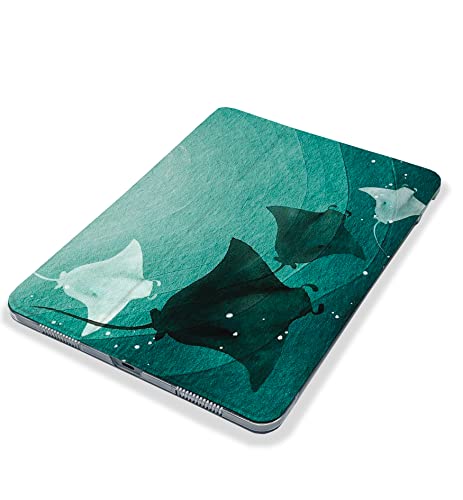 Cute Painting Ramp Fish Ocean case Compatible with iPad Mini Air Pro 7.9 8.3 9.7 10.2 10.9 11 12.9 inch Pattern Cover New 2022 2021 Trifold Stand 3 4 5 6 7 8 9 Generation 270 (11" Pro 1/2/3 gen)