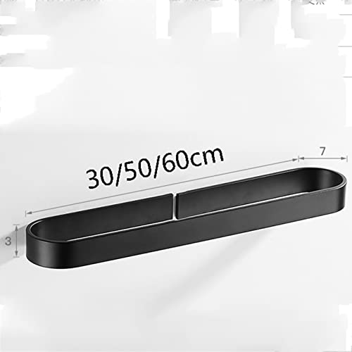 Towel Rack, Black Towel Rod Bathroom Accessories Towel Bar, Bath Towel Holder Bathroom Kitchen Towel Storage Rack, Kitchen Dish Cloth Hanger Multiple Uses (Size : 60cm)