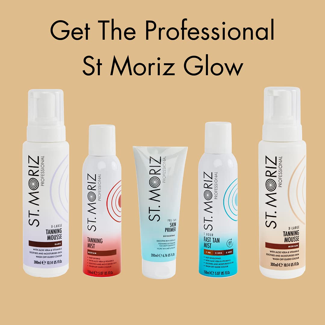 St. Moriz Instant Self Tanning Mousse Medium 200Ml - Pack of 2