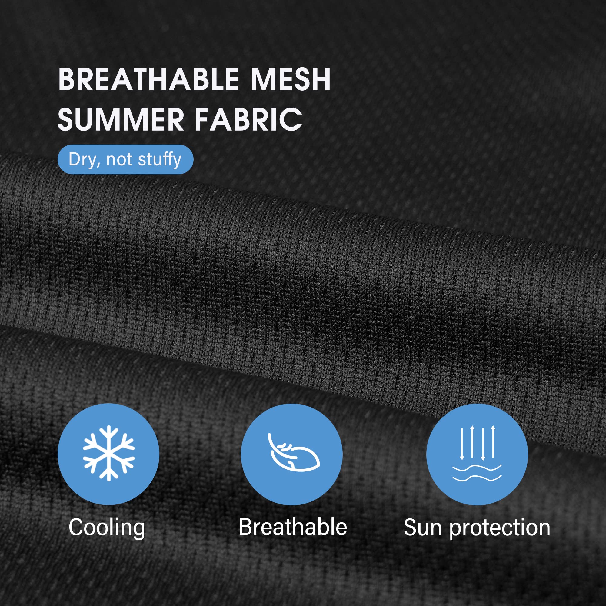 AIWOLU Balaclava Full Face Mask Summer for Sun Protection Breathable Long Neck Covers for Men Women Cycling FishingâŚ