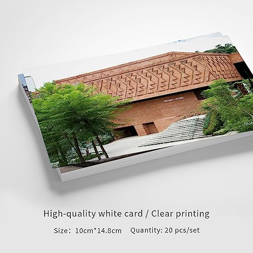 Dear Mapper Guatemala City Landscape Postcards Pack 20pc/Set Postcards From Around The World Greeting Cards for Business World Travel Postcard for Mailing Decor Gift