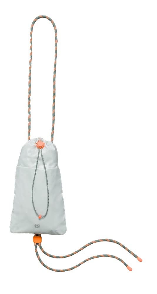 Lululemon Play Forward Crossbody Pouch (Ocean Air/Tidewater Teal/Highlight Orange)