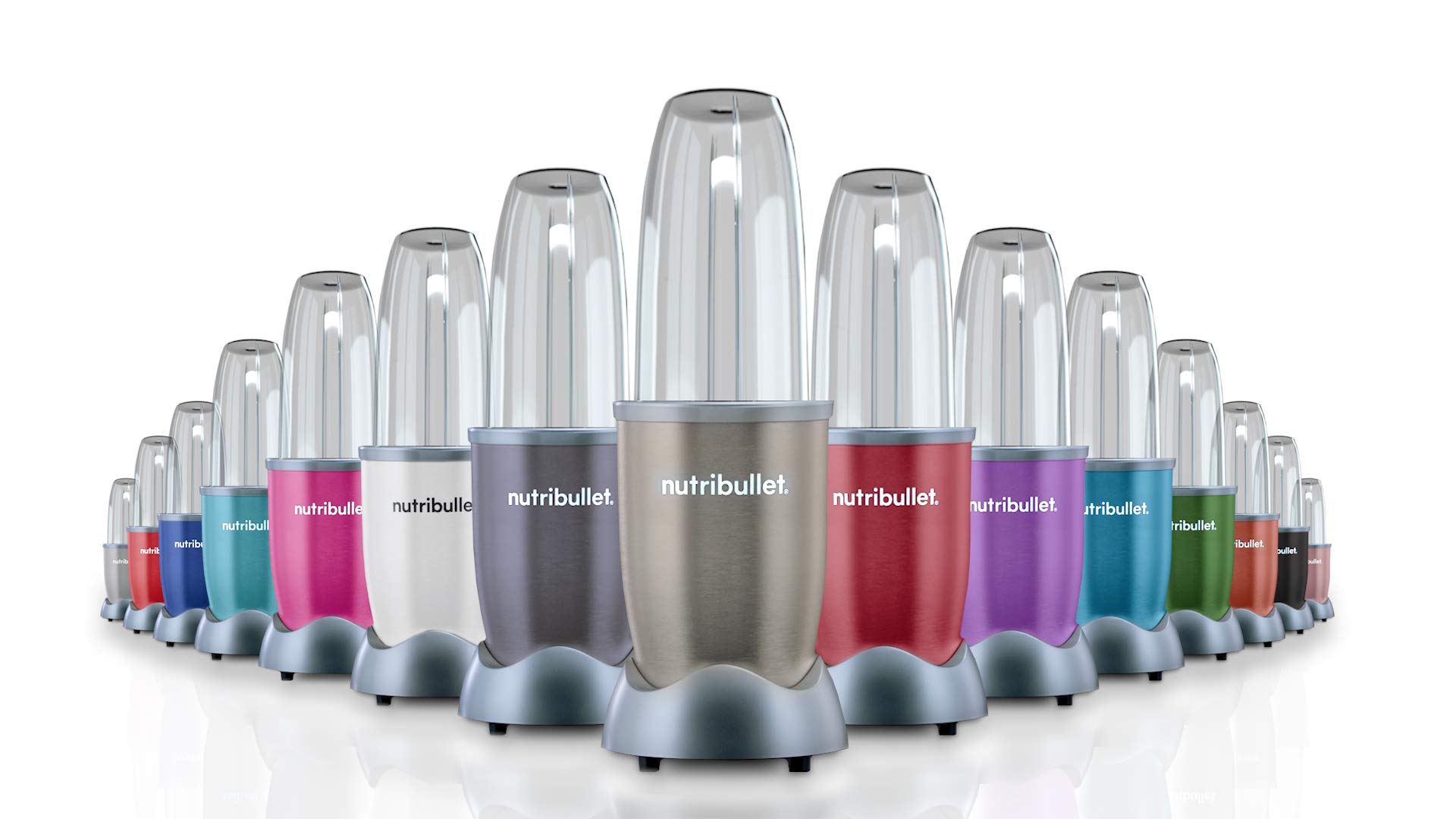 NutriBullet NB9-1301S Pro 13 Pcs Silver, 900W & 32 Ounce Colossal Cup with Standard Lip Ring