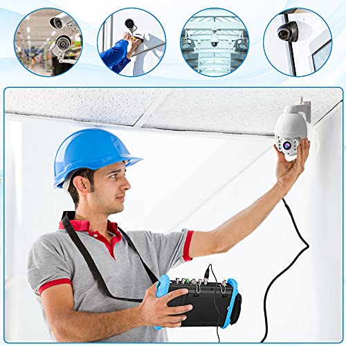 Wsdcam 7 Inch All in One IPS Touch Screen IP Camera Tester Security CCTV Tester Monitor with SDI/TVI/AHD/CVI/TDR/OPM/VFL/POE/4K H.265/1080p HDMI in&Out/Firmware Upgraded 9800MOVTSADH-Plus