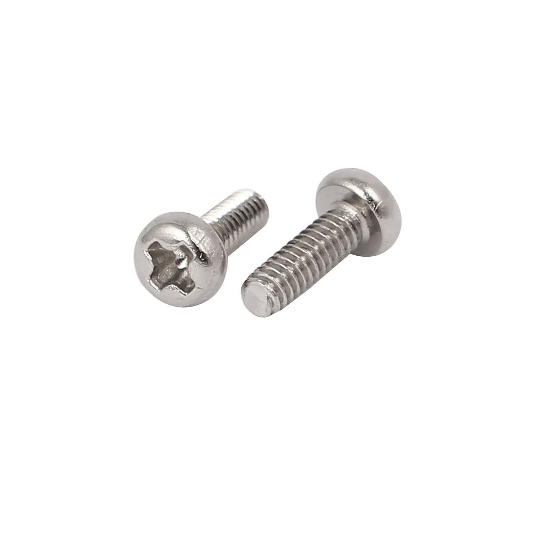 uxcell PM2 x 6mm Metal Phillips Notebook Laptop Computer Screw Silver Tone 100pcs
