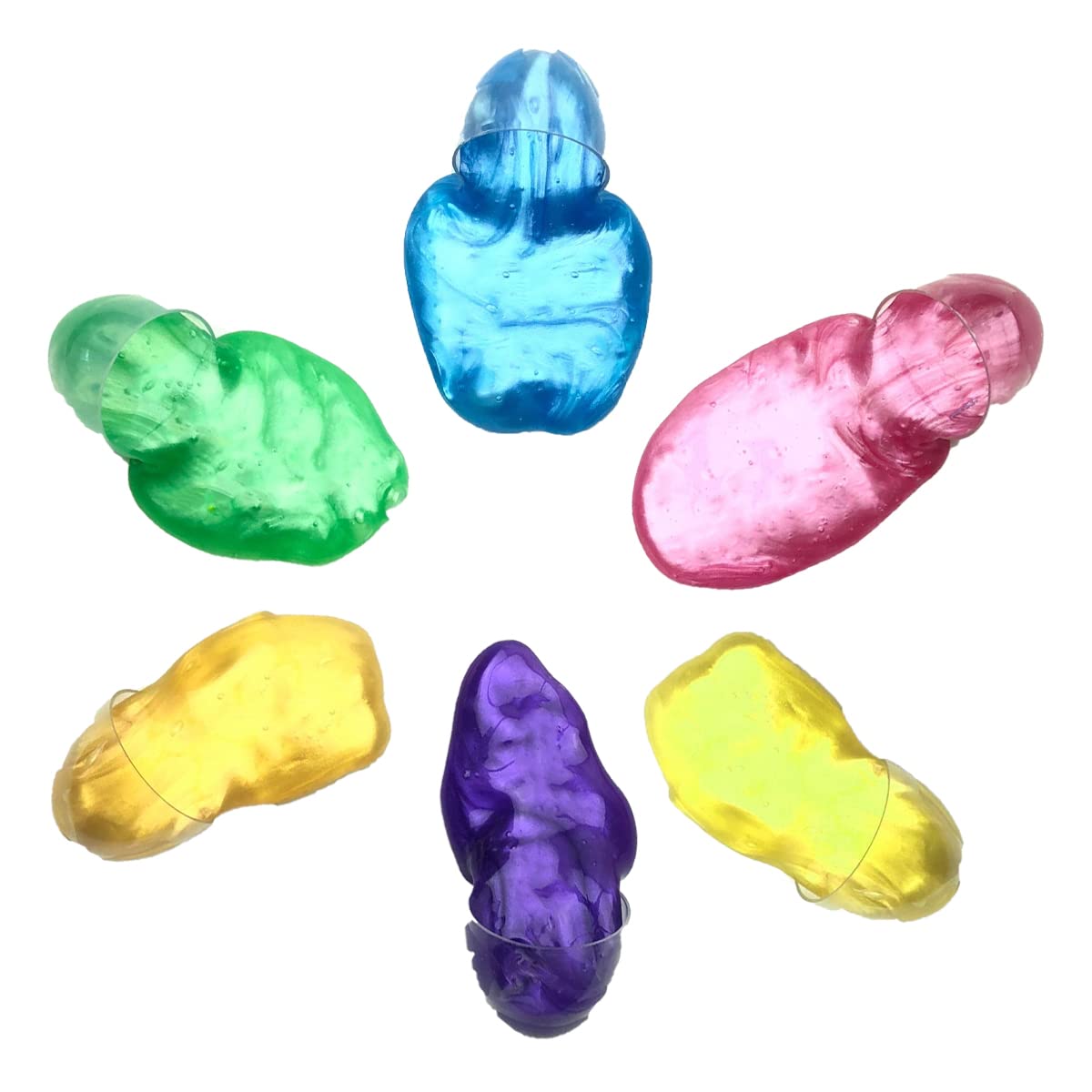 Jofan 12 Pack Slime Eggs Toys Easter Eggs for Kids Girls Boys Easter Basket Stuffers Gifts Party Favors