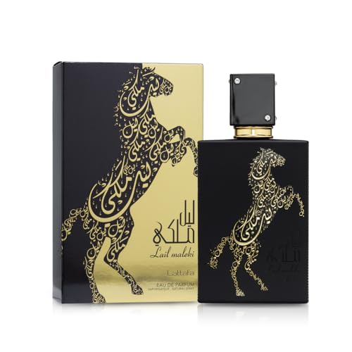 Lattafa Perfumes Lail Maleki for Unisex Eau de Parfum Spray, 3.4 Ounce