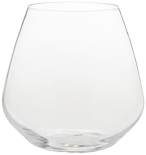 Luigi Bormioli Atelier Stemless Pinot Noir Wine Glass, 20-Ounce, Set of 6