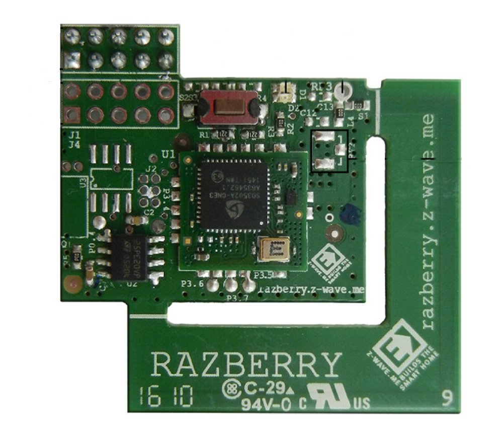 Z-Wave.Me RaZberry2 - Z-Wave Plug-On Module for Raspberry Pi (US frequency)