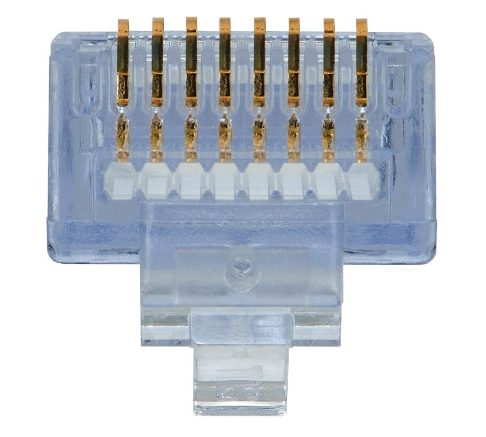 UbiGear 1000 Pcs RJ45 CAT5 CAT5e 8P8C Modular Network Cable LAN Connector End Plug LOT