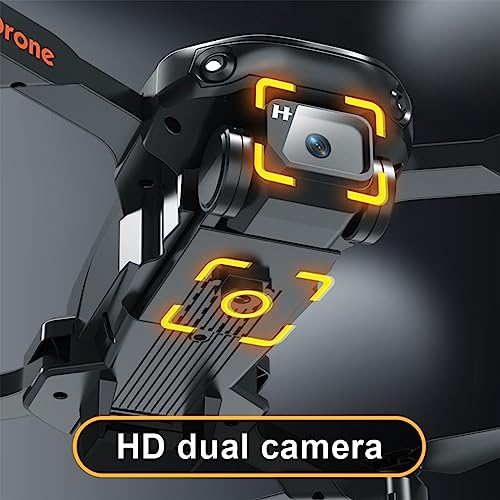 Drone With Camera For Adults, Foldable Fpv Drone With Electrionic Regulation Dual 1080p Wifi Camera Gesture Control Rc Quadcopter For Kids Adults