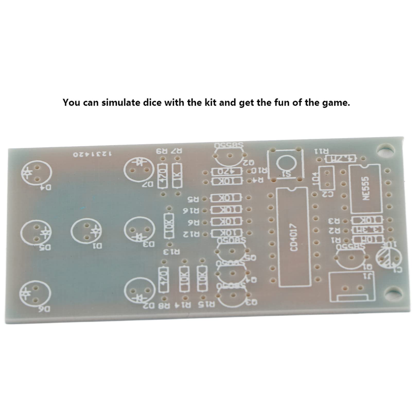 Electronic Dice Kit 4.5~5V DIY LED Dice Kit for Fun Electronic Production Set