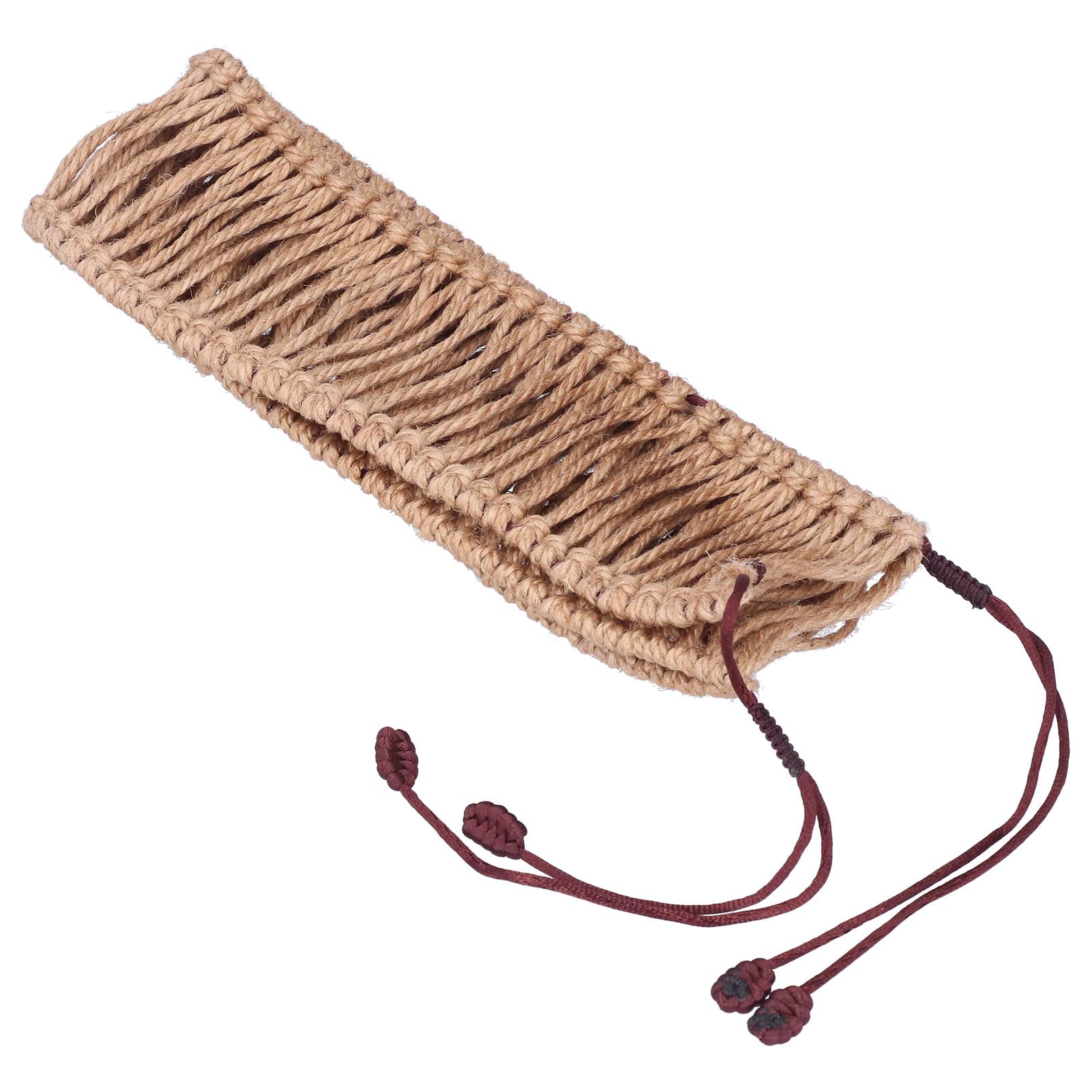 Jacksing Handpan Decoration Rattan Rope, Surround Decor Ring Handmade Braided Steel Tongue Drum Ropes for 13 Tone Drums