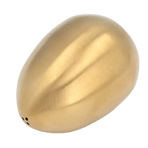 Egg Shaped Pepper Shaker, Stainless Steel Egg Shaped Pepper Shaker Pepper Shaker Pepper Dispenser for Outdoor Barbecue Restaurant Banquet Party Travel Salt Shaker(Gold)