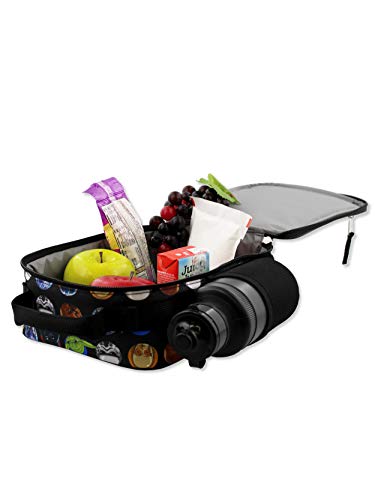 Disney Star Wars Boy's Girl's Adult's Soft Insulated School Lunch Box (One Size, Black)