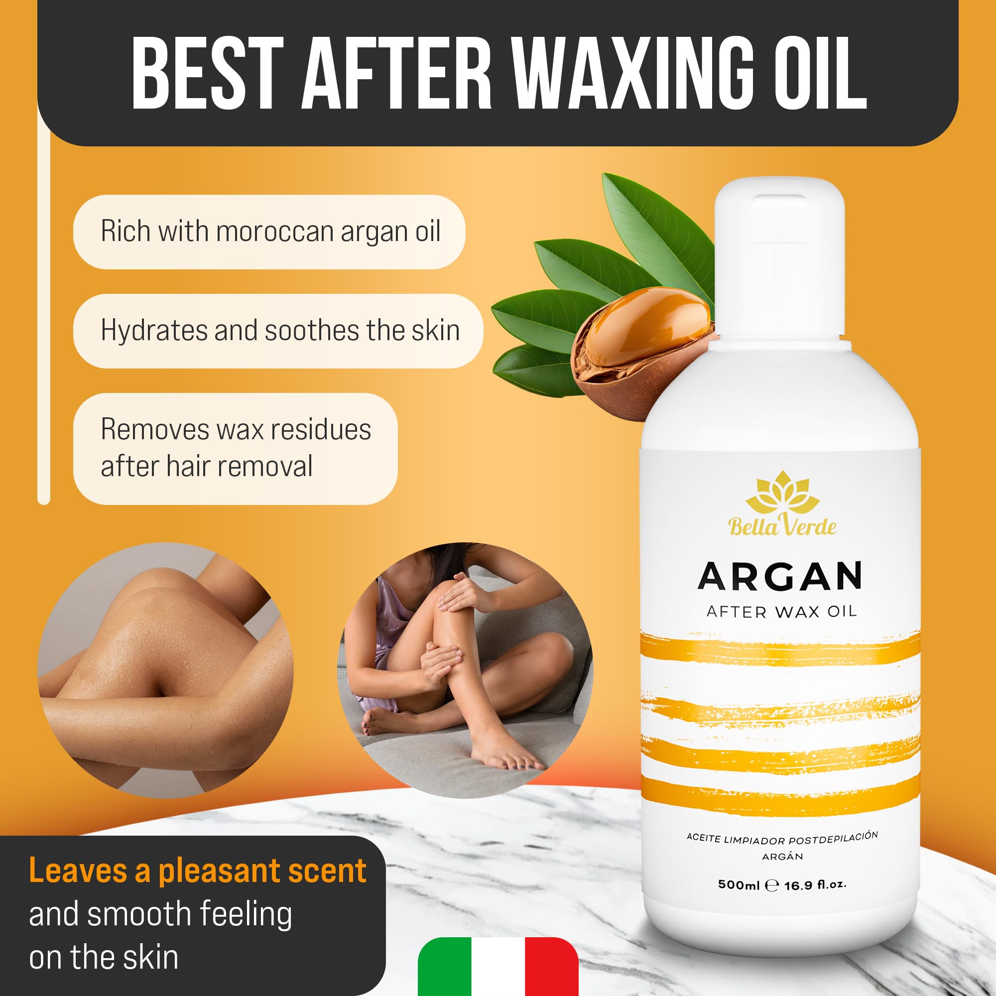 Bella Verde Pre and Post Waxing Care - Home Kit for Women and Men - Pack of 2 Pre & Post Wax Spray - Care for Brazilian Body Legs Eyebrows Face Lips Armpits