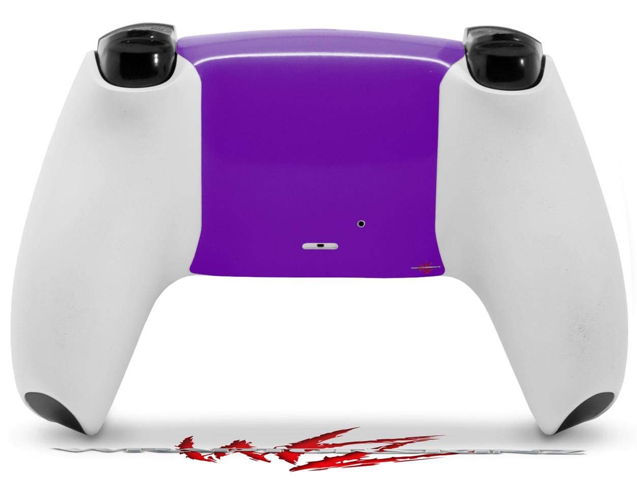 WraptorSkinz Skin Wrap compatible with Sony PS5 DualSense Controller Solids Collection Purple (CONTROLLER NOT INCLUDED)
