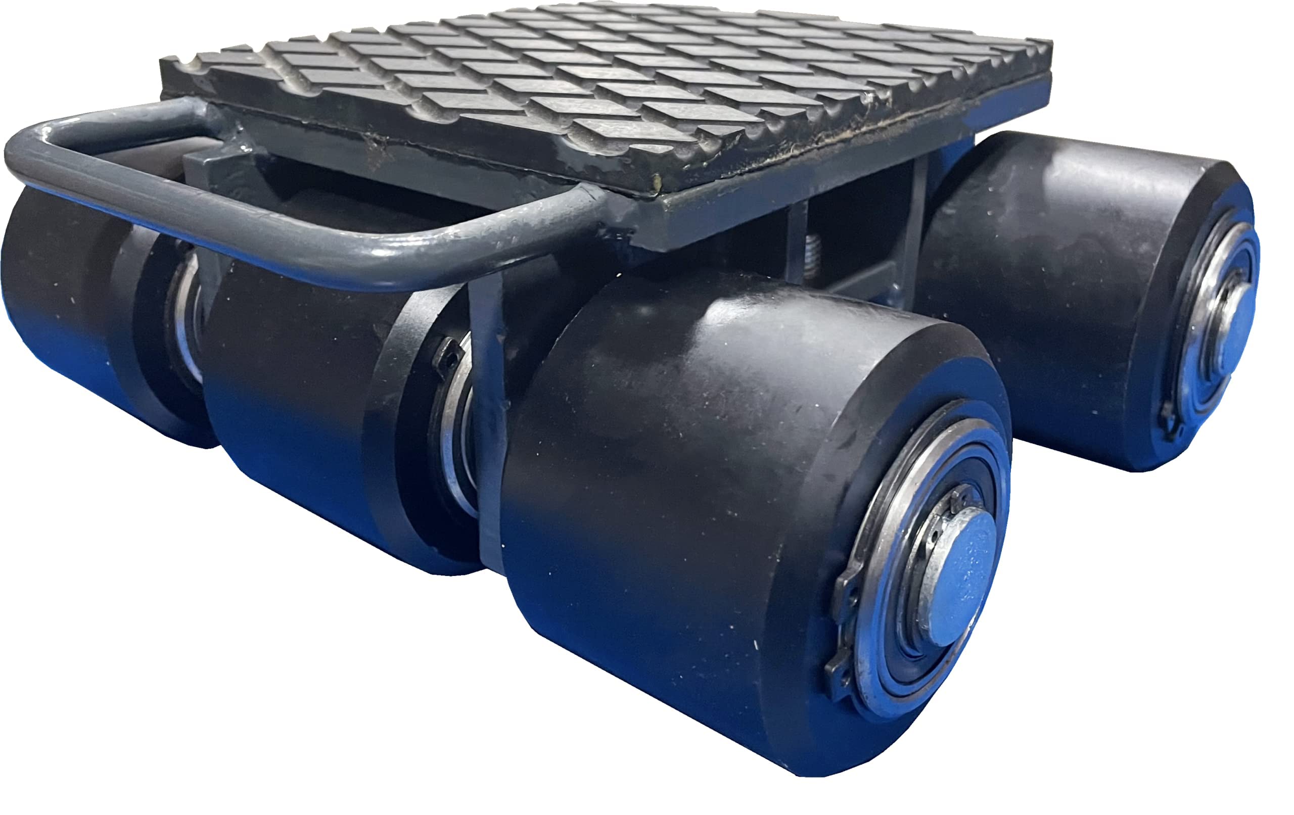 Pake Handling Tools Steerable Skates Kits- Heavy Duty Durable Machinery Moving Dolly 18 Ton Capacity (39,600 pounds)