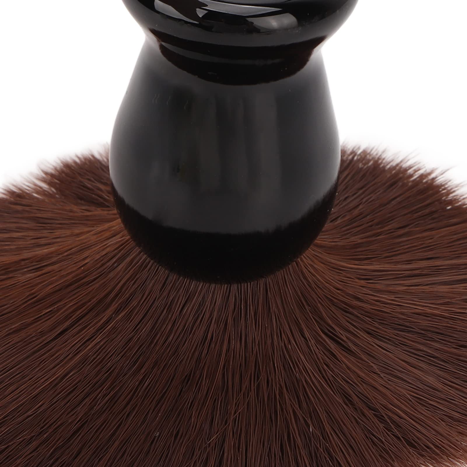 Beard Foam Brush Beard Foam Brush, Nylon Foaming Shaving Brushes Men Beard Brush Soft Brown Nylon Hair Comfortable Black Handle Beard Cleansing Grooming Brush Beard Tool Hair
