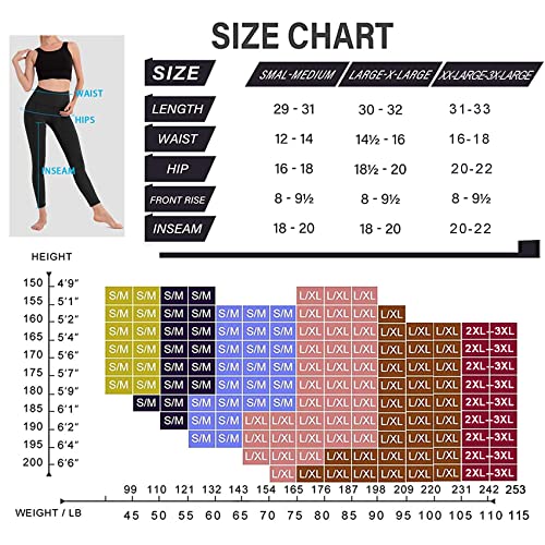 FULLSOFT 3 Pack Capri Leggings for Women - High Waisted Tummy Control Black Workout Yoga Pants for Summer,Sports (1-3 Pack Capri Black,Black,Black,Large-X-Large)