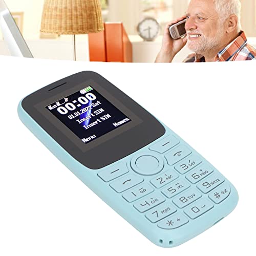 FOSA Senior Cell Phone, 2G GSM, High Volume Unlocked Basic Mobile Phone, 2.4 Inch Large Screen, Dual SIM Supported, Big Buttons Unlocked Cellphone for The Elderly Parents (Sky Blue)