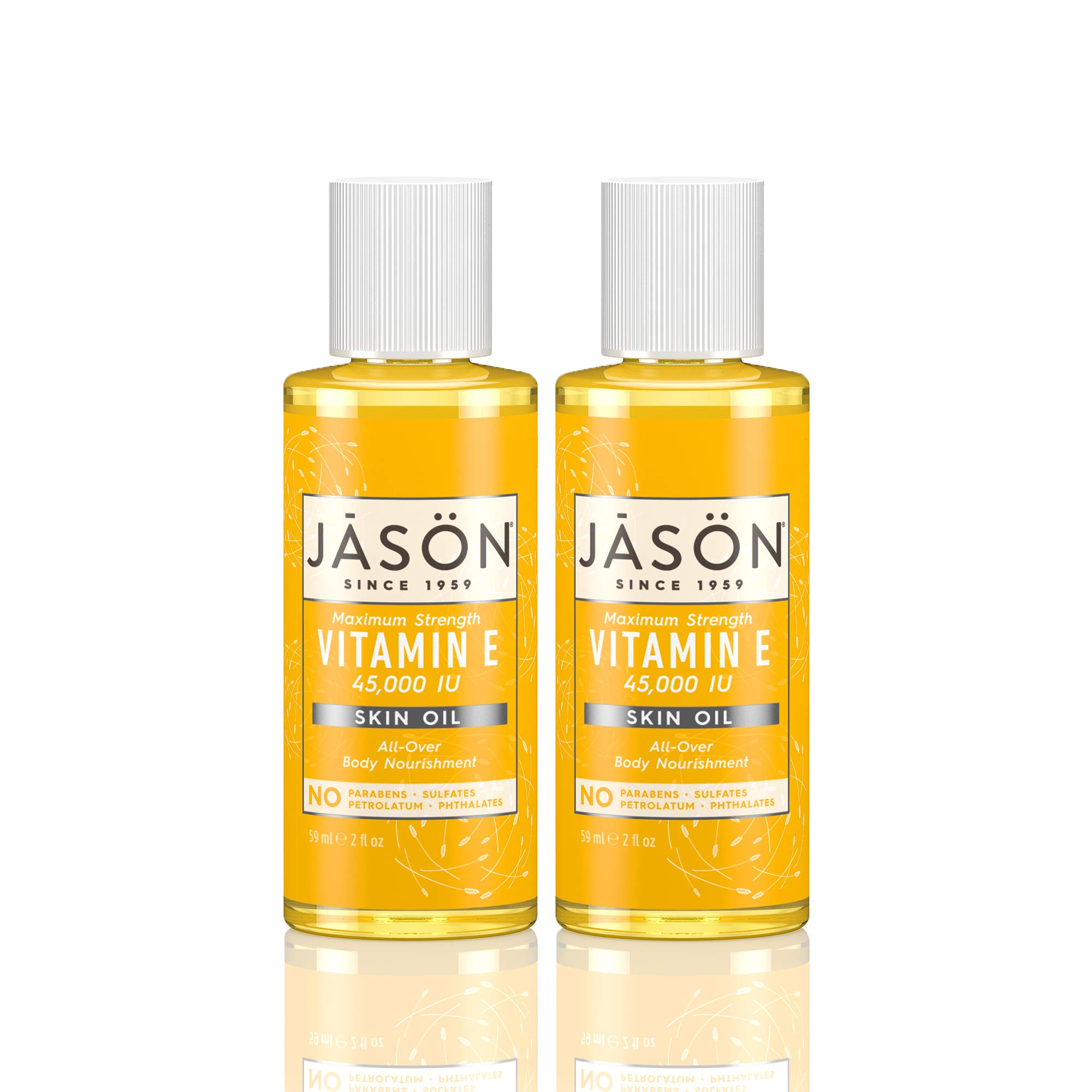 JASON Vitamin E 45,000 IU Skin Oil, Maximum Strength, 2 Ounce Bottle