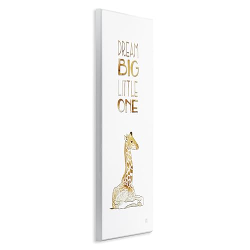 The Kids Room By Stupell Dream Big Little One Giraffe Wall Plaque