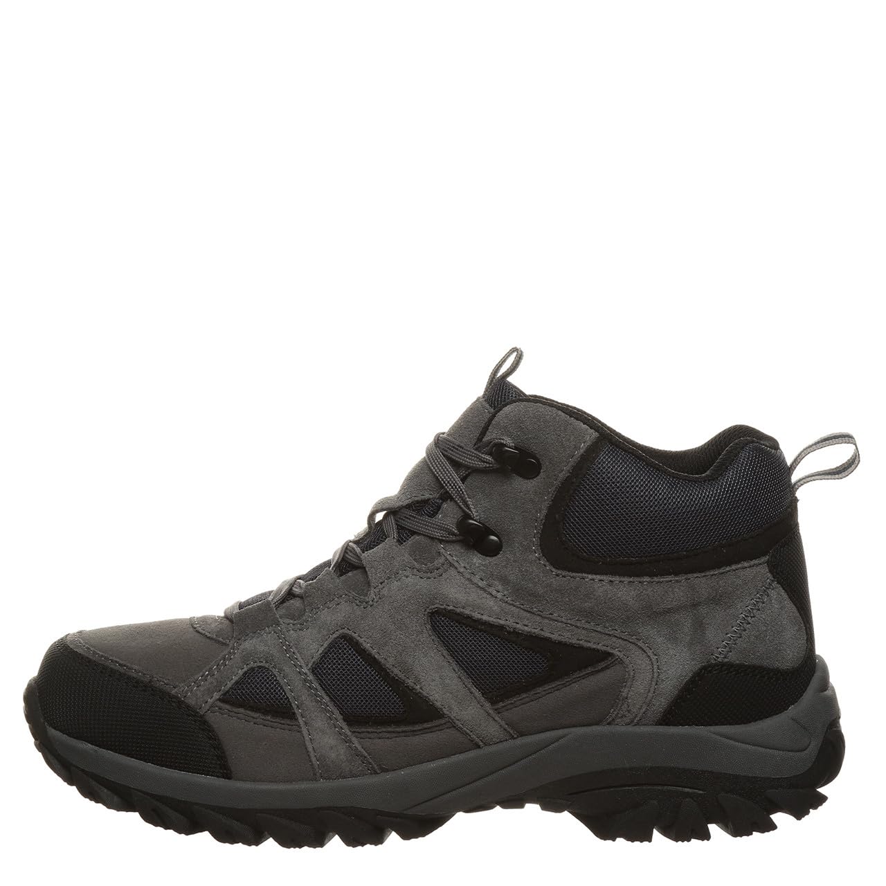 BEARPAW Men's Edgewood Mid Charcoal Size 10.5 | Men's Ankle Boot | Men's Hiking Boot | Comfortable Boot