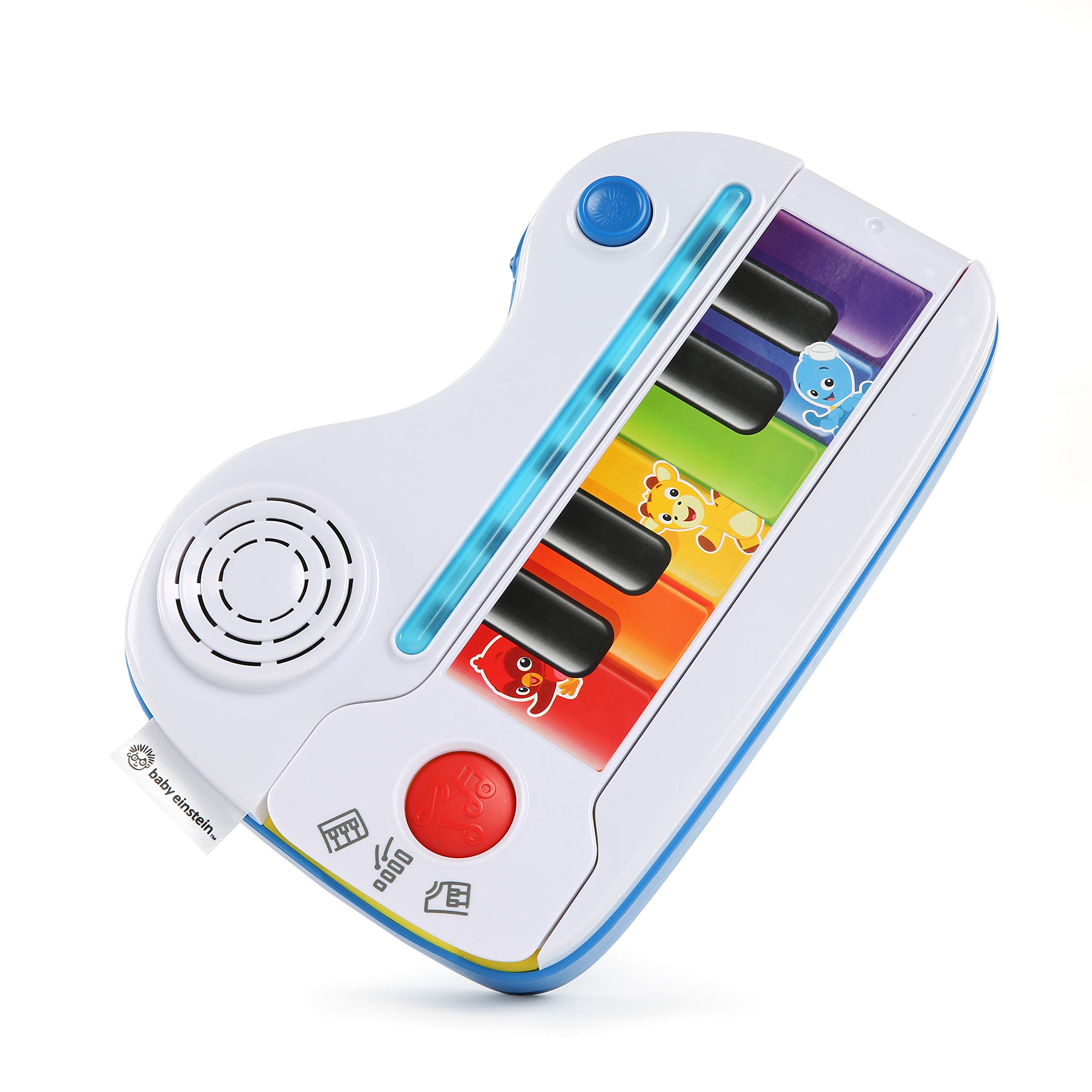 Baby Einstein Flip & Riff Keytar Musical Guitar and Piano Toddler Toy with Lights and Melodies, Ages 12 months and up