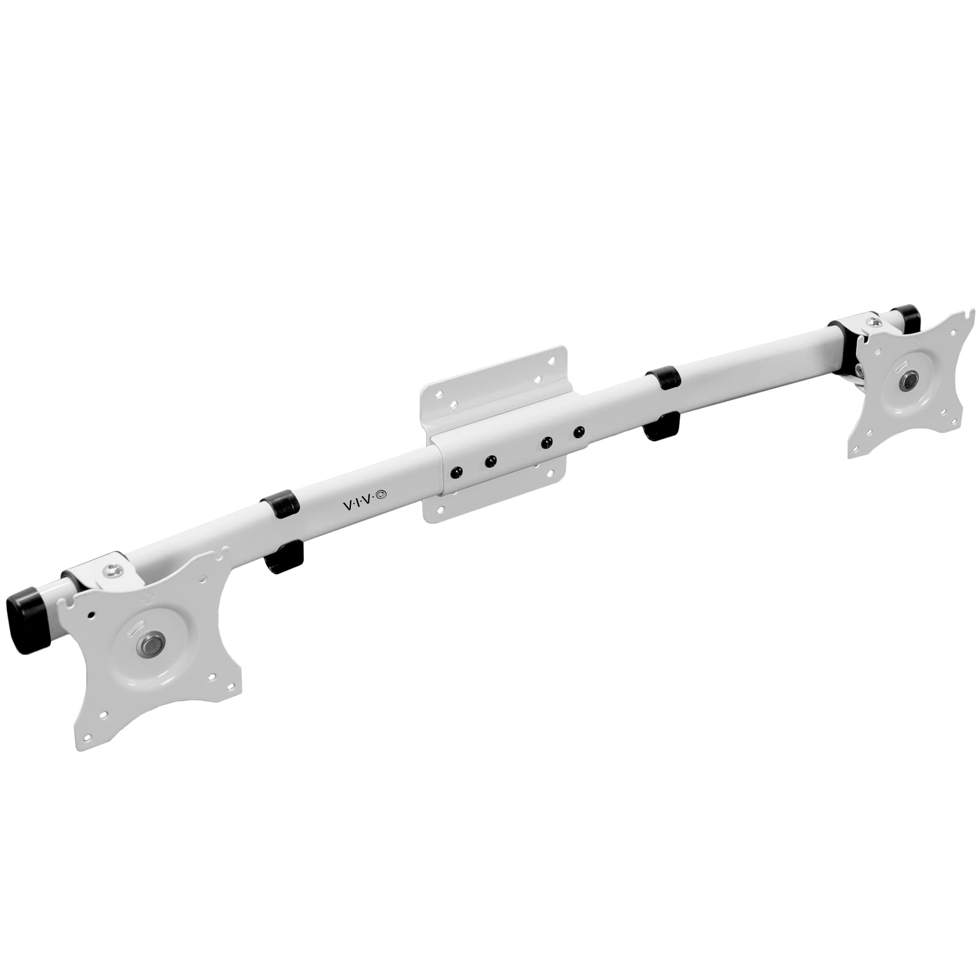 VIVO Dual VESA Bracket Adapter, Horizontal Assembly Mount for 2 Monitor Screens up to 27 inches, MOUNT-VW02A