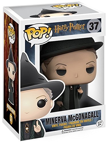 Funko Pop! Movies: Harry Potter - Professor Minerva McGonagall #37 Vinyl Figure (Bundled with Pop Box Protector Case)
