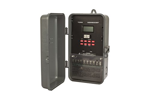 NSI DZM200BP Series DZM Momentary Output 365/7 Day Advanced Lighting Control Time Switch, 120/208-240/277 VAC Timer Supply, 2 Channels, SPDT Momentary Dry Contact
