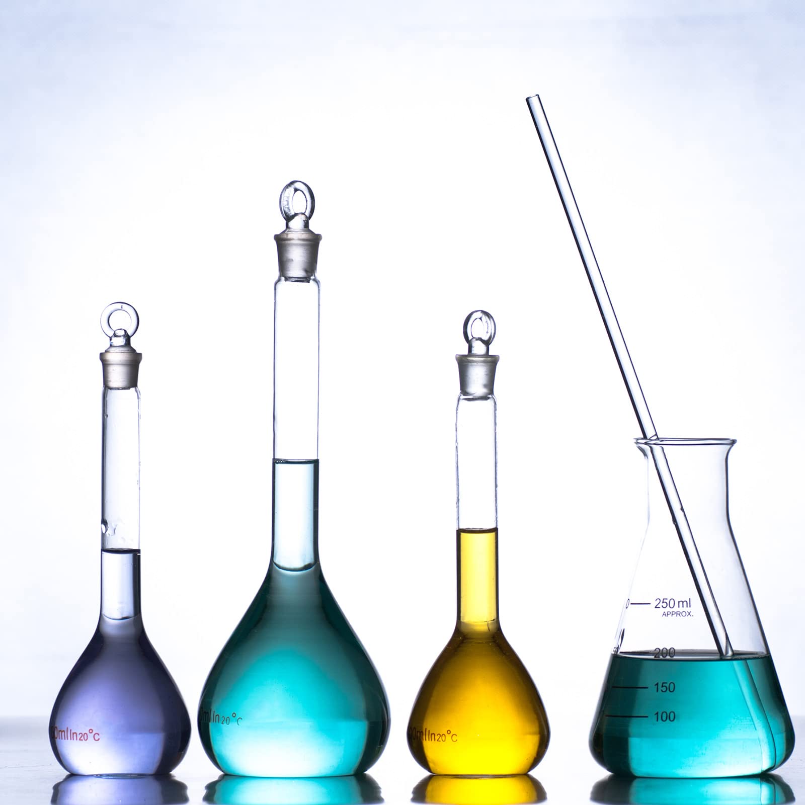 MECCANIXITY 3.3 Borosilicate Glass Stick 9.84" Length 6mm Dia Stir Rod Mixing Tools with Both Ends Round for Lab Kitchen Science 3Pcs