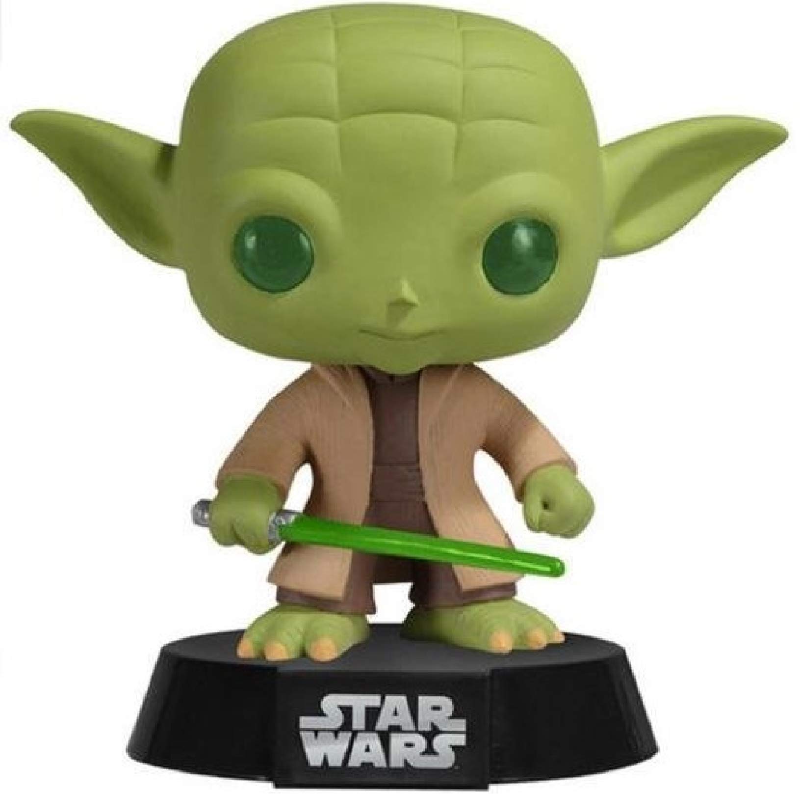 Funko Pop! Star Wars: Master Jedi Yoda with Lightsaber #02 Vinyl Bobble-Head Figure (Bundled with Pop Box Protector Case)