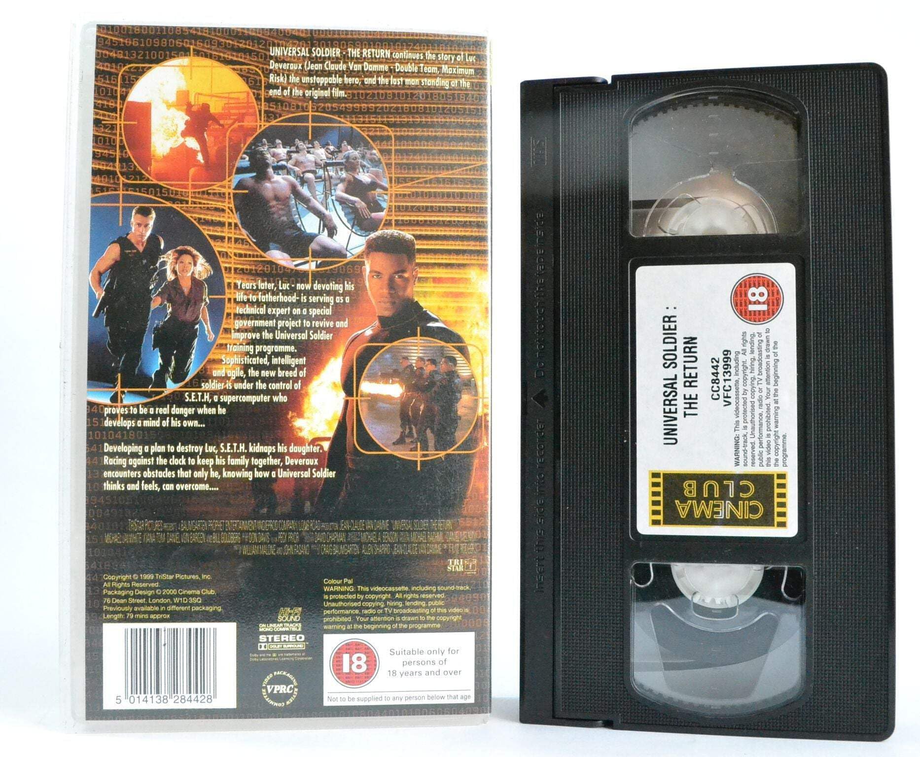Universal Soldier: The Return - Action - Van Damme - Michael Jai White - VHS