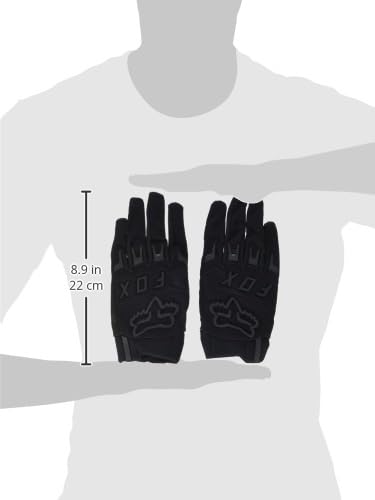 Fox Racing Mens DIRTPAW Motocross Glove,Black/Black,Medium