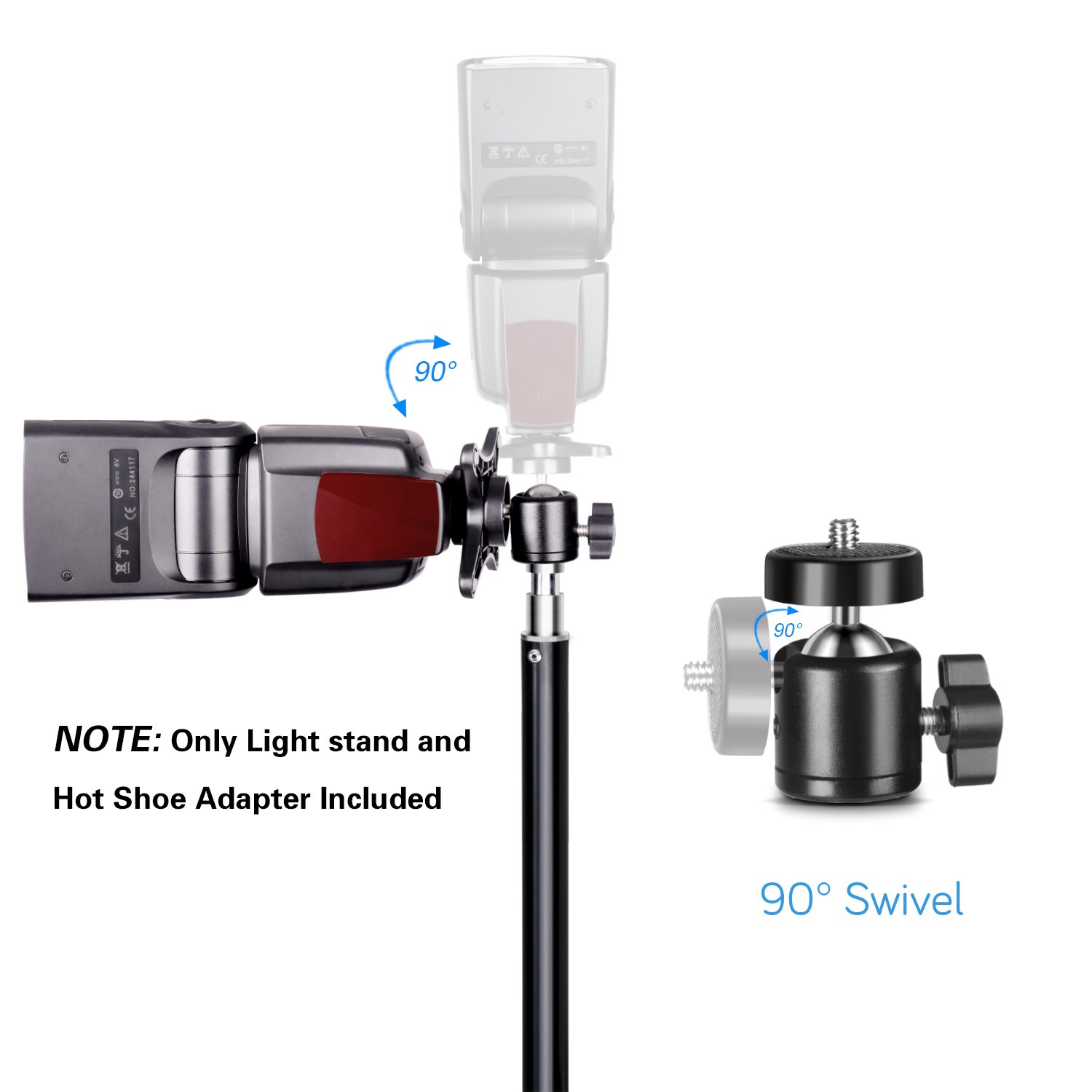EMART VR Tripod Stand, Compatible with HTC Vive, VR Base Station 2.0, Sensor Stand for Oculus Rift Constellation (2 Pack)