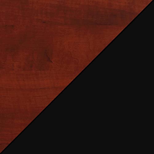 Convenience Concepts Oxford 5 Tier Corner Bookcase, Cherry / Black