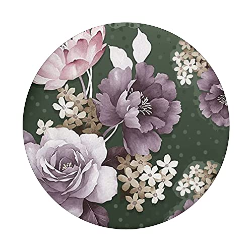 Floral Cherry Blossoms Purple Phone Popper PopSockets Swappable PopGrip
