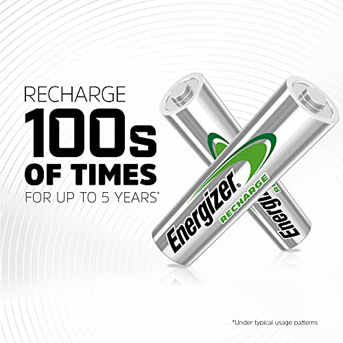 Energizer Power Plus Rechargeable AA Batteries (8 Pack), Double A Batteries