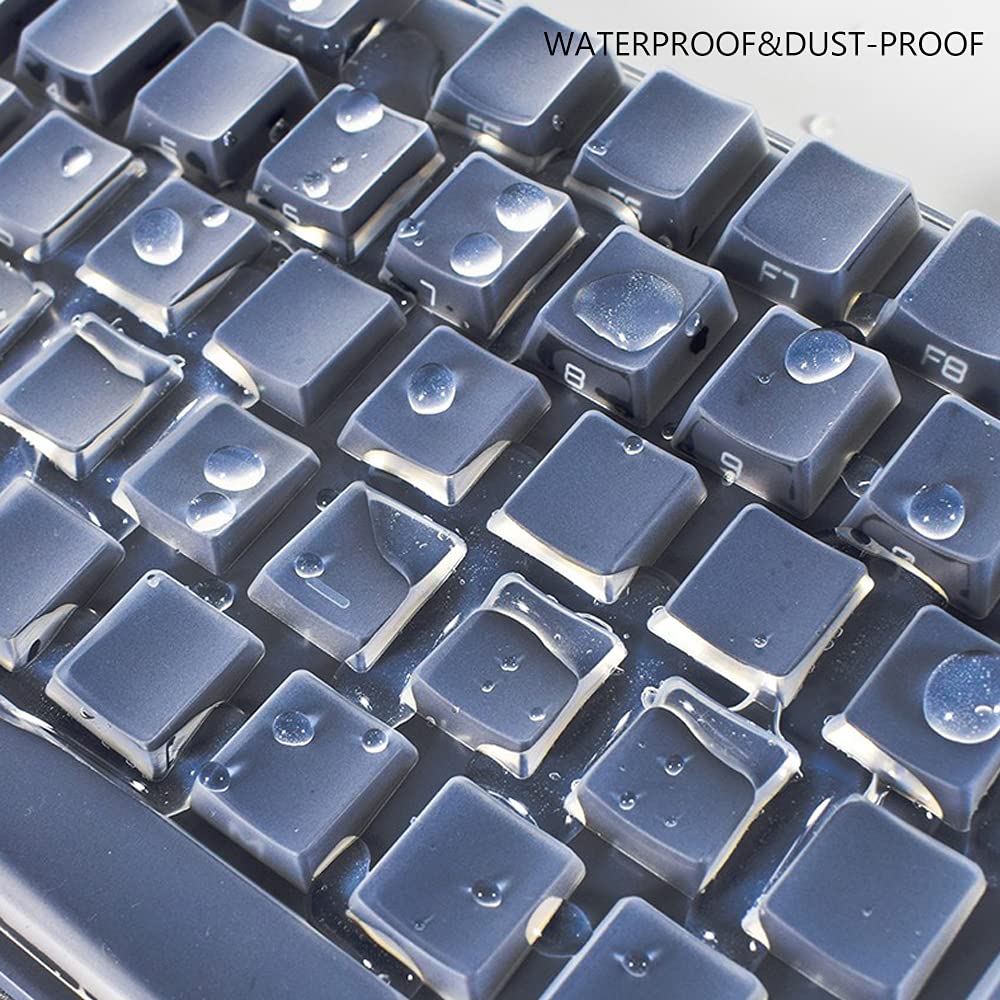 Keyboard Cover Skin for Logitech G815 RGB Mechanical Gaming Wired Keyboard, Logitech G915/G915 X Wireless Mechanical Gaming Keboard,Logitech G815 G915 Gaming Keyboard Protector-Clear
