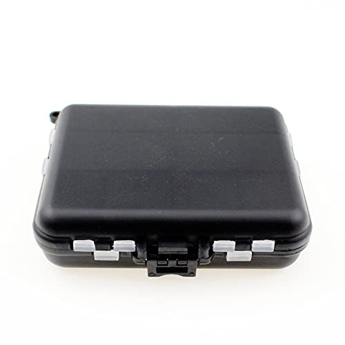Awakingdemi Double Sided Folding Fishing Tackle Box Multi Slots Compartments Bait Lure Hook Fishing Accessories Storage Case Organizer