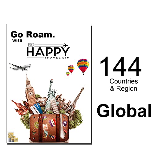 Global, Argentina, Brazil, Chile, Mexico, Colombia, South Africa, Egypt, Ecuador Travel Roaming SIM Card (25DAYS-50GB)