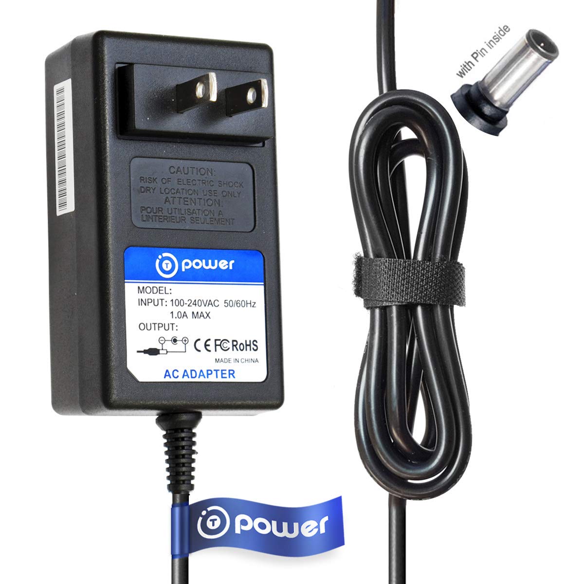 T POWER 16V Charger for Canon imageFORMULA DR-C125 DR-C130 DR-C225 DR-2010C DR-2580C DR-3010 DR2510M DR-2050C M111241 PN: 5005B002 Office Document Scanner Power Supply Cord AC DC Adapter