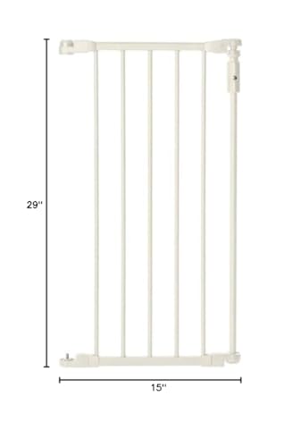 Toddleroo by North States 6 Bar Extension for Deluxe Décor Gate: Adjust your gate to fit your space. Add up to six extensions. No tools required. (Adds 15" width, Warm White)